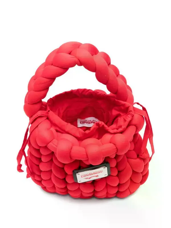 CHARLES JEFFREY Mini Marshmallow Tote Bag - Red
