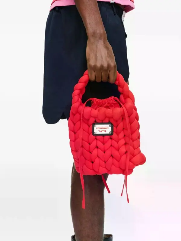 CHARLES JEFFREY Mini Marshmallow Tote Bag - Red