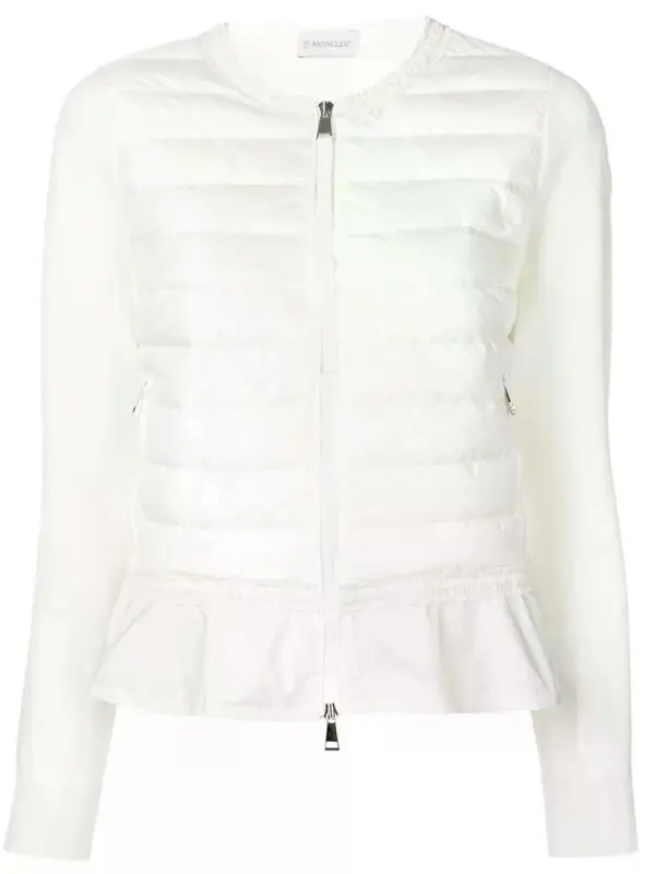 Moncler Padded Front Jacket - White