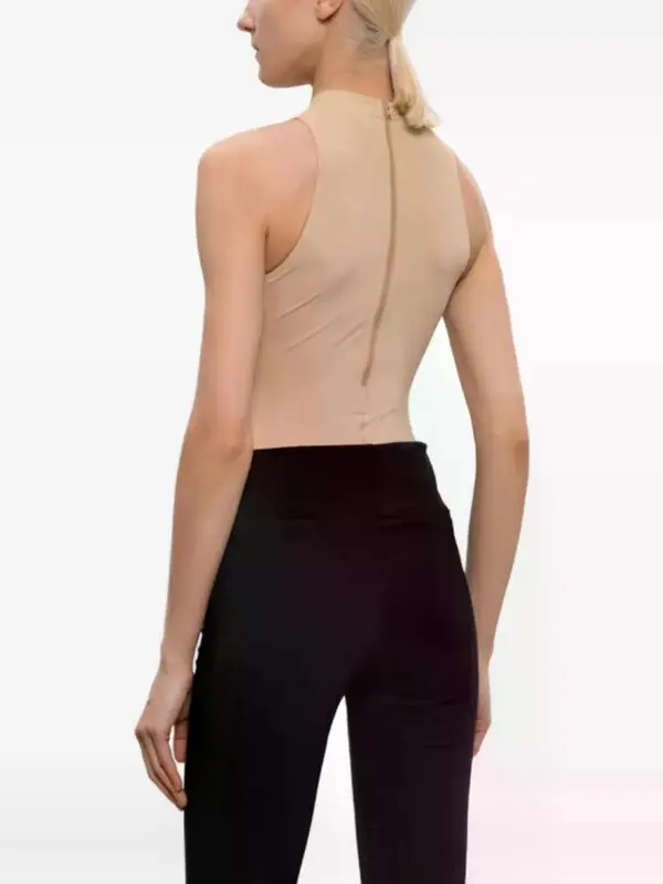 Vetements Logo Bodysuit - Neutrals