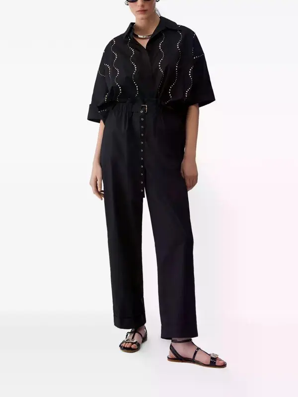 Liu Jo Belted Trousers - Black