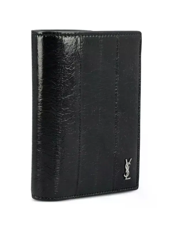 Saint Laurent Logo-plaque Leather Wallet