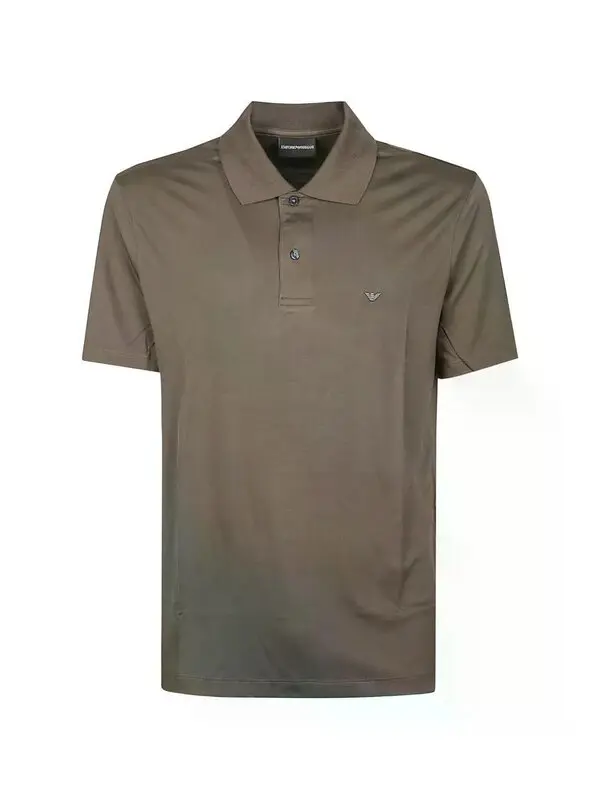 Emporio Armani Button Logo Polo Shirt