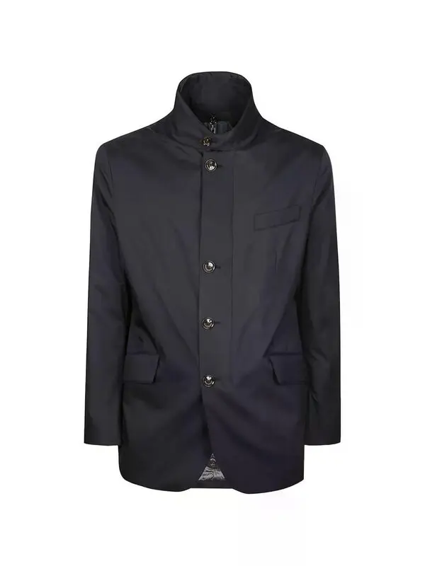 MONTECORE Button Shirt Jacket - Blue