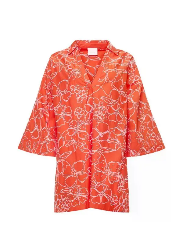 Cinq À Sept Arcia Floral Kaftan Dress