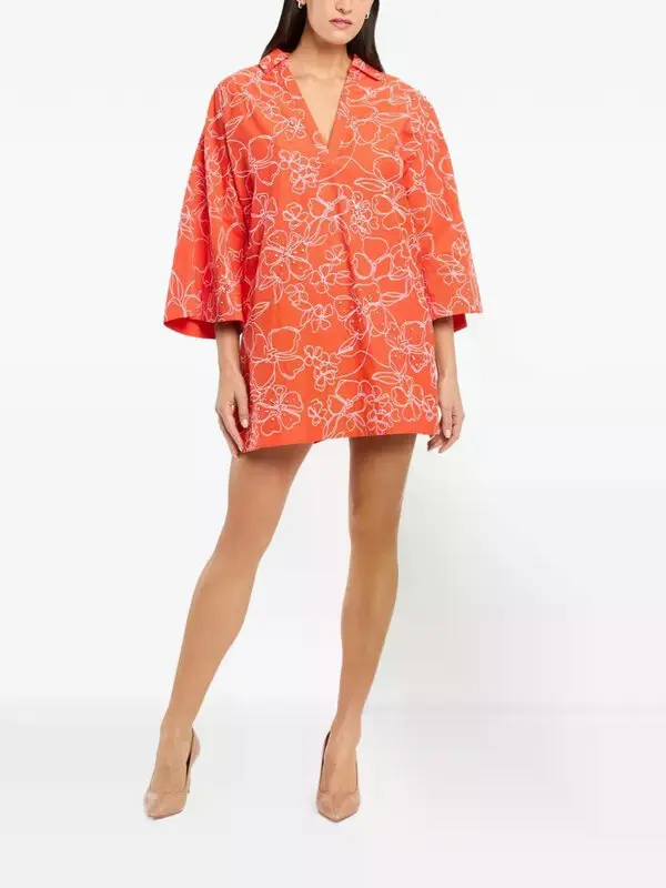 Cinq À Sept Arcia Floral Kaftan Dress