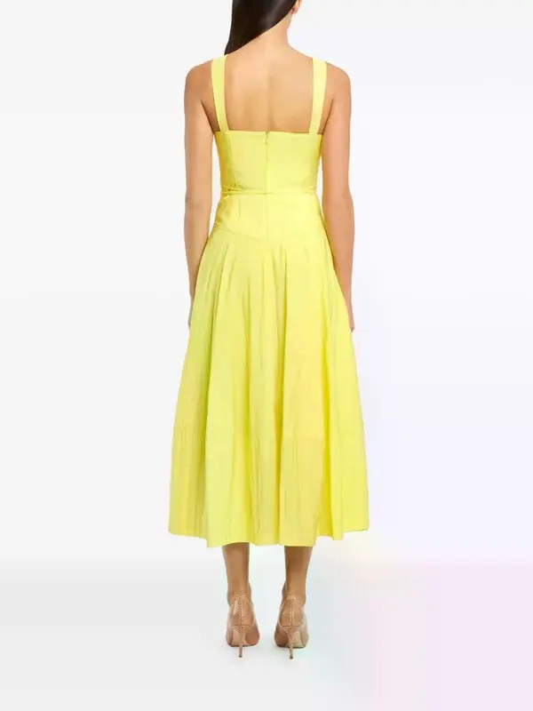 Cinq À Sept Jerome Flared Dress - Yellow
