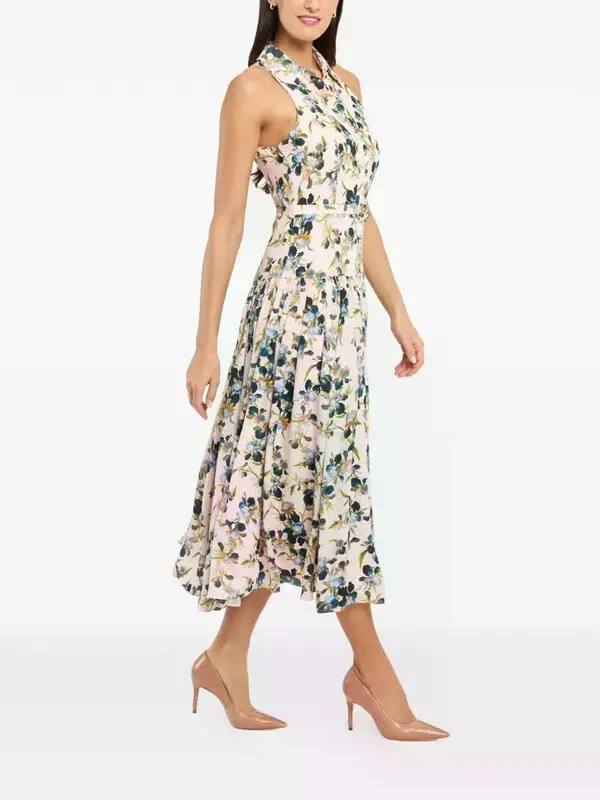 Cinq À Sept Saraih Floral Sleeveless Shirt Dress