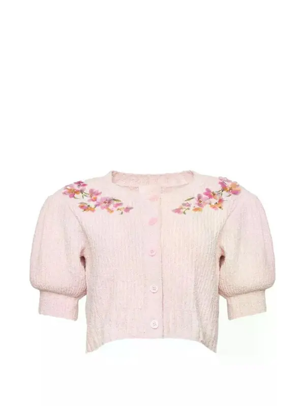 Cinq À Sept Millicent Cropped Cardigan - Pink