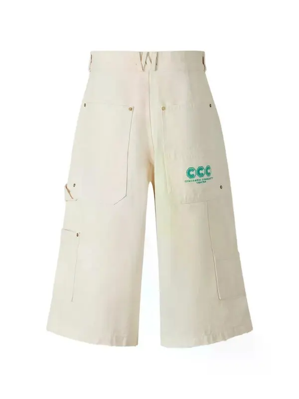 WILLY CHAVARRIA Multi-pockets Shorts - Neutrals