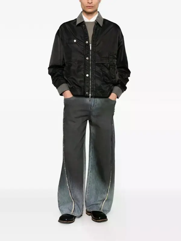 FENG CHEN WANG Button-detailed Bomber Jacket