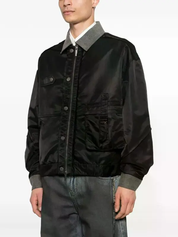 FENG CHEN WANG Button-detailed Bomber Jacket