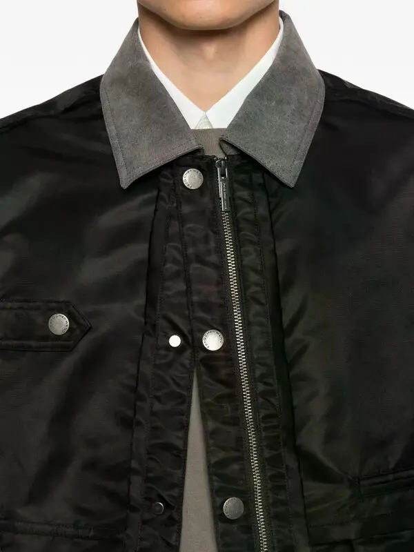 FENG CHEN WANG Button-detailed Bomber Jacket