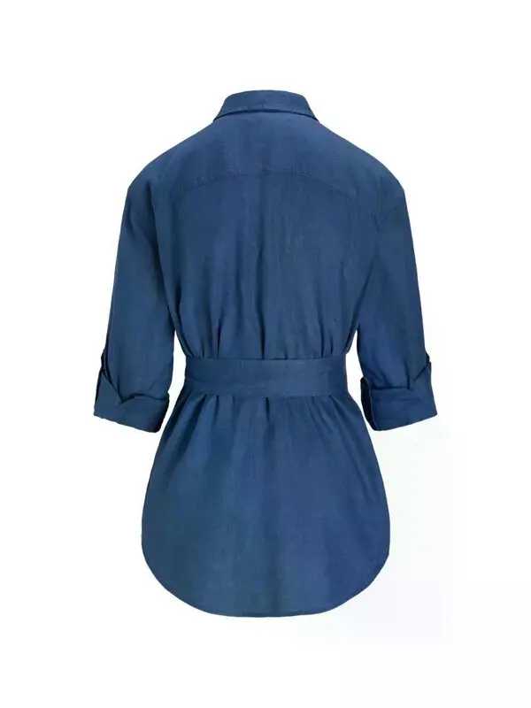 Ralph Lauren Belted Long-sleeve Shirt