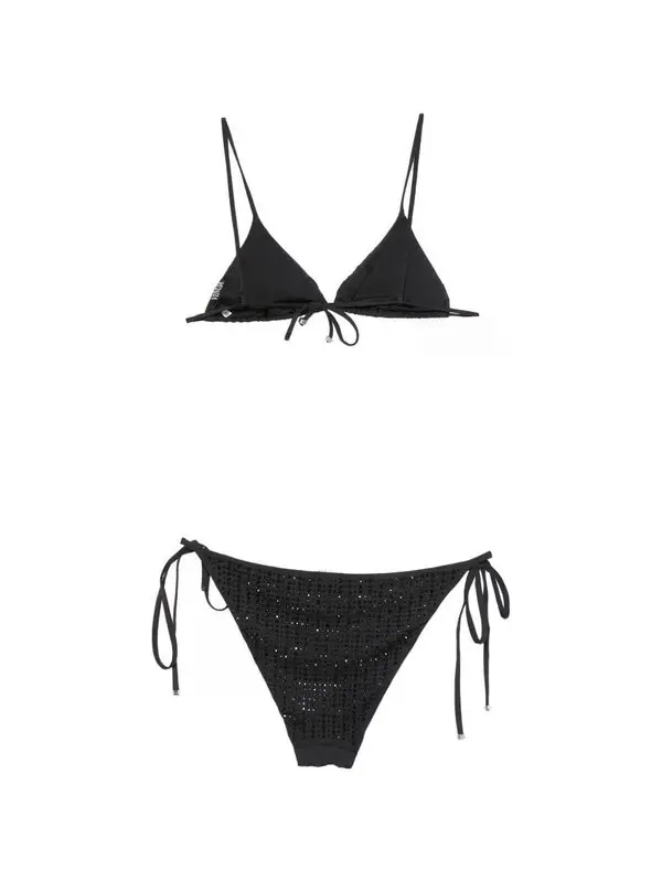 VENUJA Tie-detail Bikini - Black
