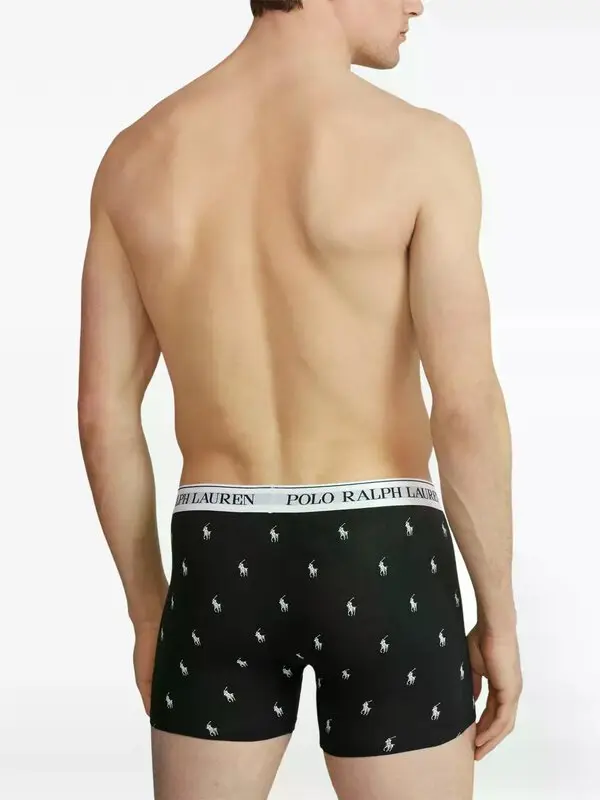 Polo Ralph Lauren Logo-print Boxers Set - Black