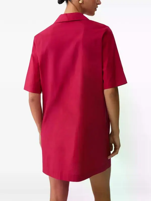 Liu Jo Poplin Dress With Lace-up Detail