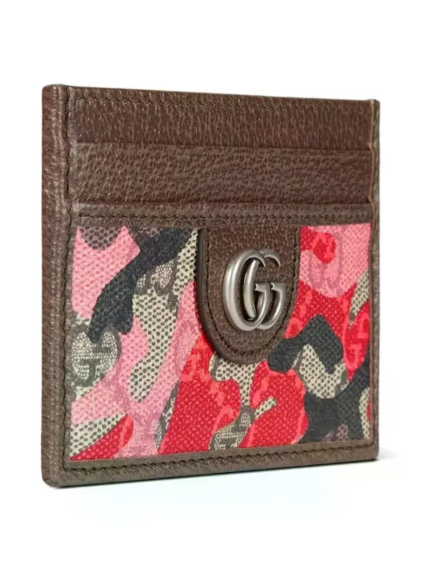Gucci Gg Icon Camouflage Cardholder