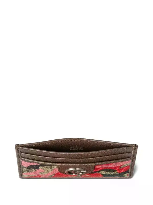 Gucci Gg Icon Camouflage Cardholder