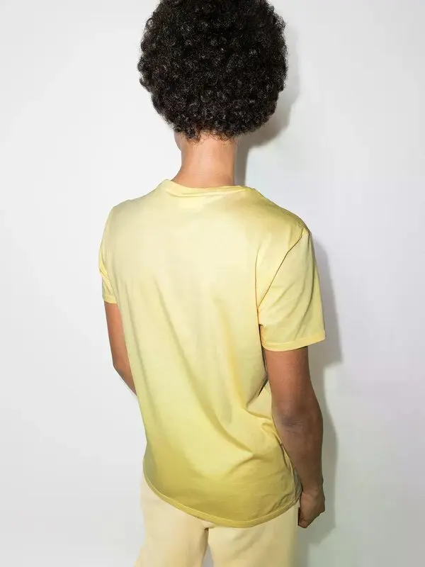 Lacoste Logo-patch Cotton T-shirt - Yellow