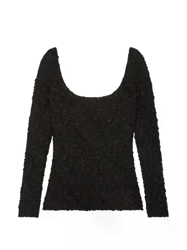 Givenchy Scoop-neck Long-sleeved T-shirt
