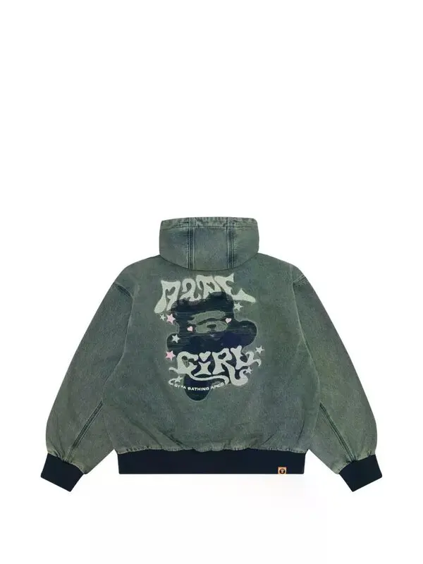 AAPE BY *A BATHING APE Hooded Zip Jacket - Blue