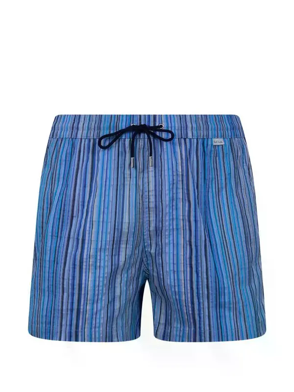 Paul Smith Striped Swim Shorts - Blue