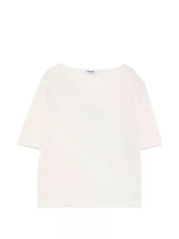 BASE Round-neck T-shirt - Neutrals