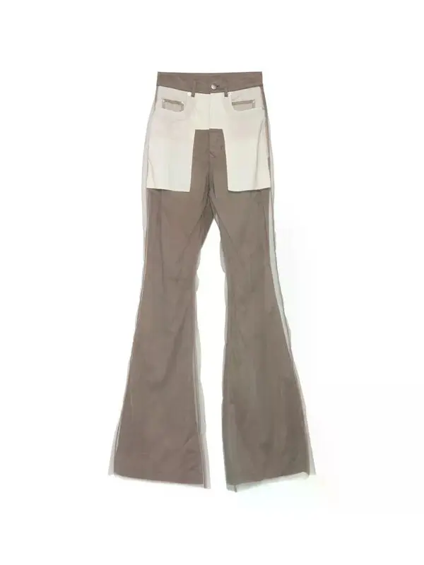 Rick Owens Bolan Panelled Trousers - Brown