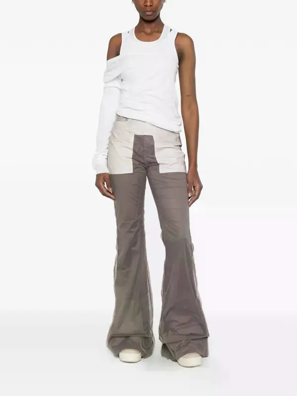Rick Owens Bolan Panelled Trousers - Brown