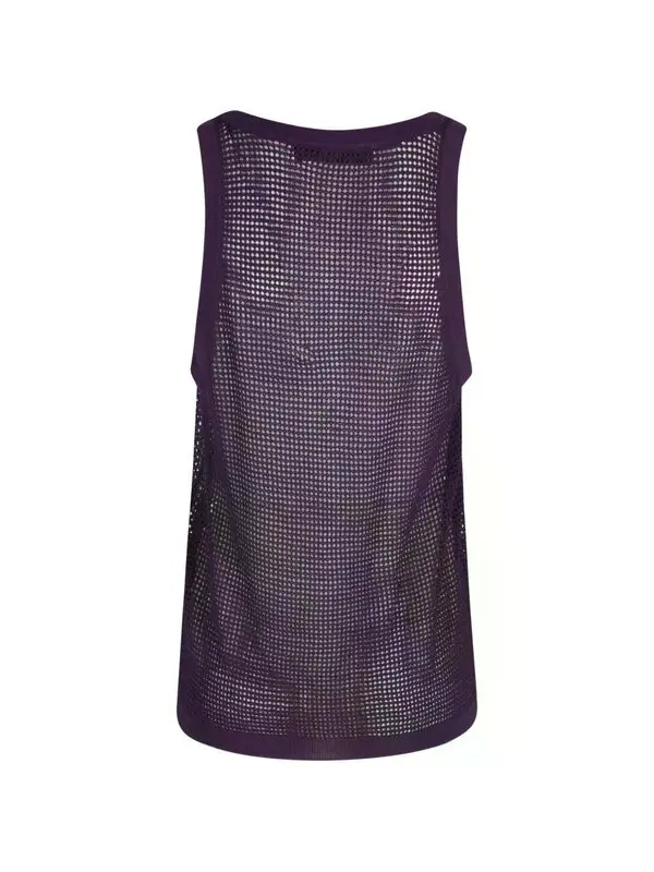 TELA Sleeveless Scoop-neck Tank Top - Purple