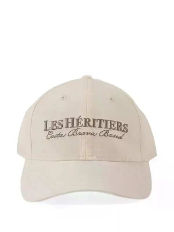 LES HÉRITIERS Logo-embroidered Baseball Cap