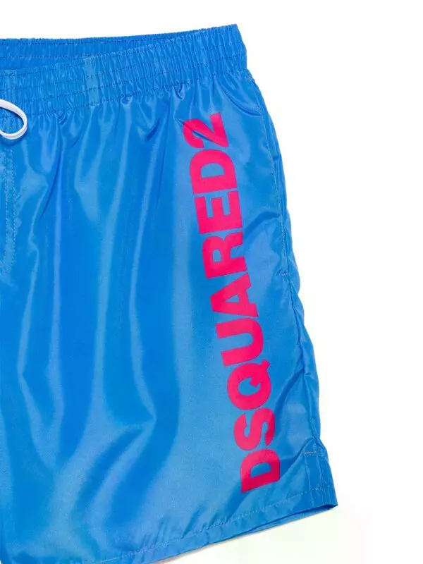 Dsquared2 Logo Swim Shorts - Blue