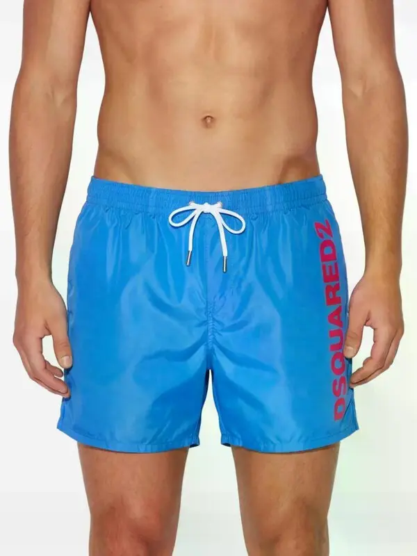 Dsquared2 Logo Swim Shorts - Blue