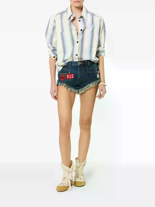 Isabel Marant Étoile Mahvane Striped Shirt - Neutrals