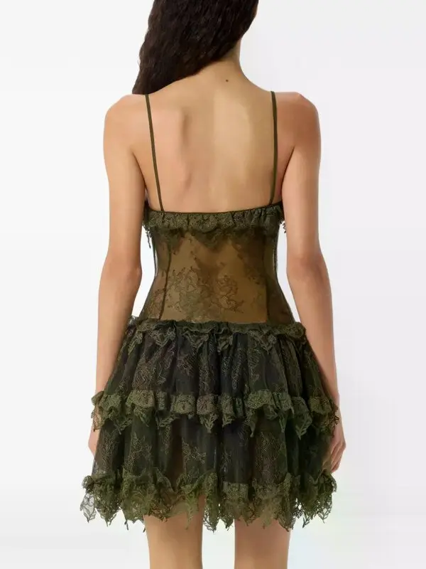 Blumarine Ruffled Mini Dress