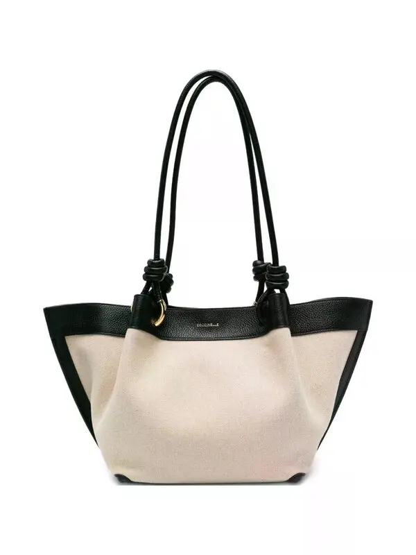 COCCINELLE Knotted-handle Tote Bag - Neutrals
