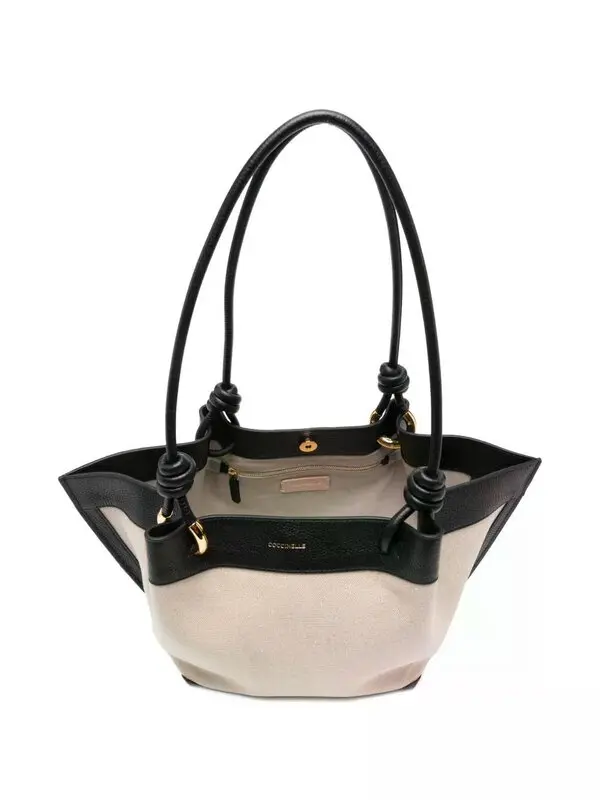 COCCINELLE Knotted-handle Tote Bag - Neutrals