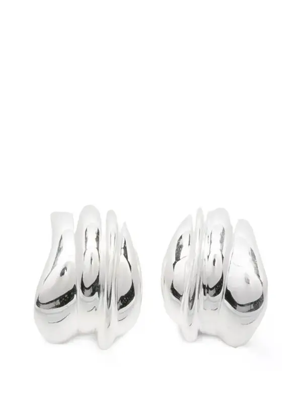 Completedworks Curved Earrings - Silver