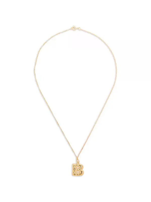 Completedworks B Pendant Necklace - Gold