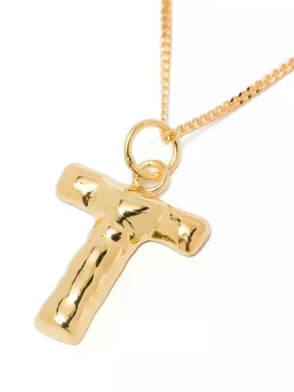 Completedworks Textured T Necklace