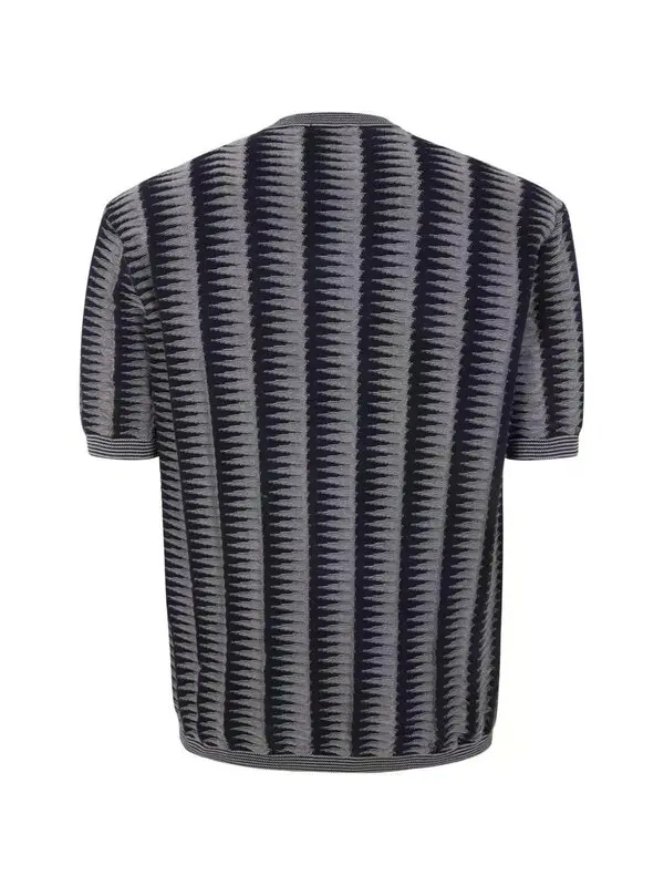 Emporio Armani Patterned T-shirt - Blue