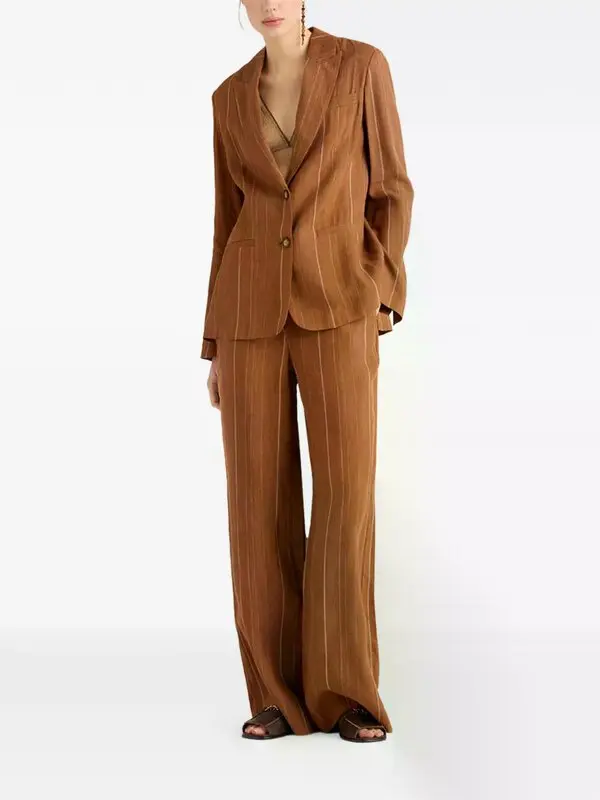 Momoni Pinstripe Two-button Blazer