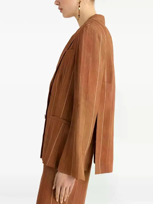 Momoni Pinstripe Two-button Blazer