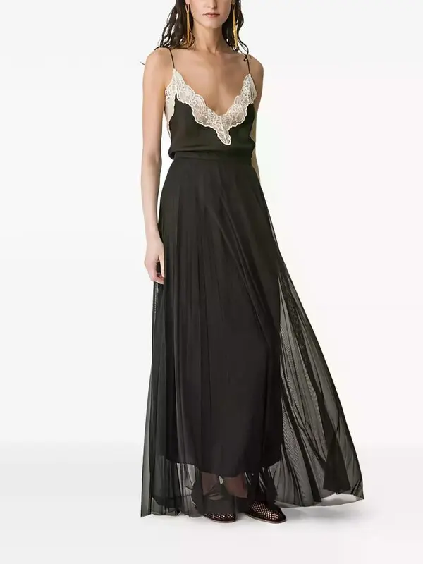 FORTE_FORTE Pleated Tulle Skirt