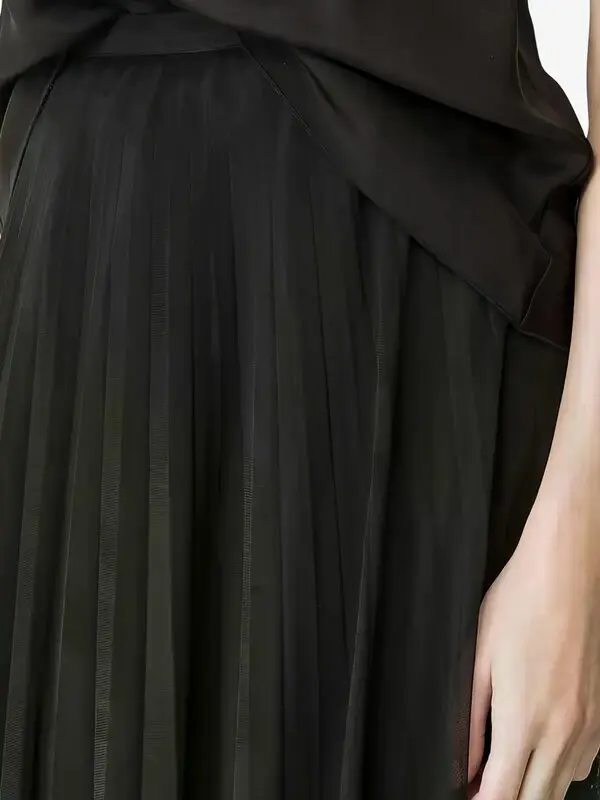 FORTE_FORTE Pleated Tulle Skirt