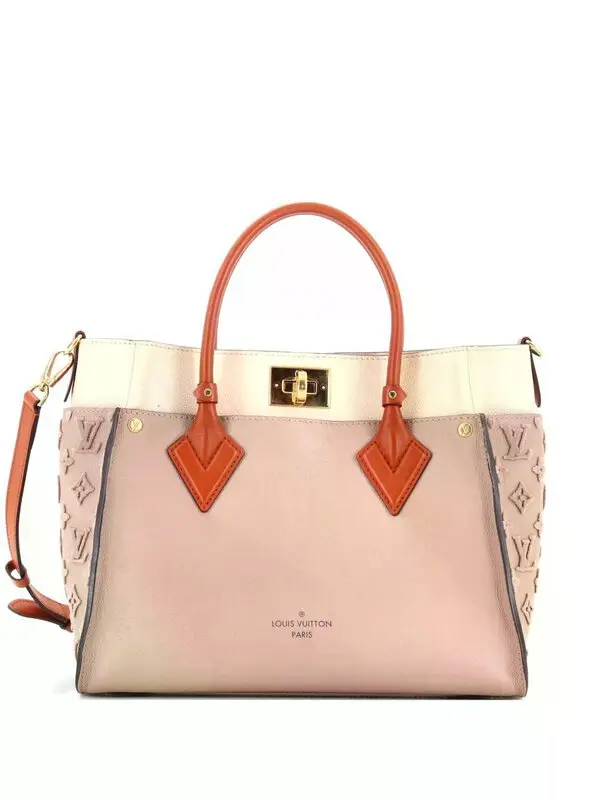 LOUIS VUITTON On My Side Monogram Tuffetage Leather Mm Tote Bag