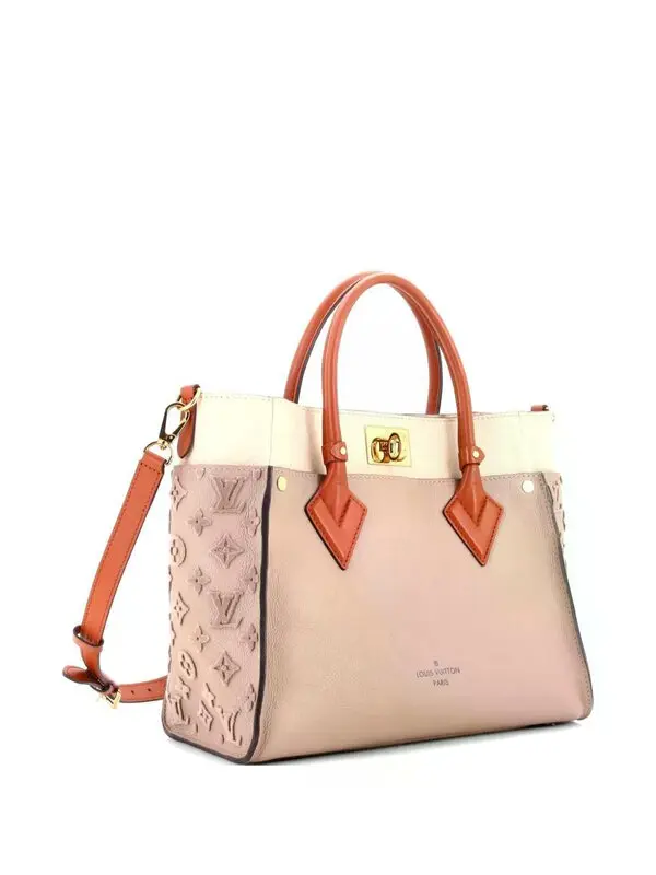 LOUIS VUITTON On My Side Monogram Tuffetage Leather Mm Tote Bag