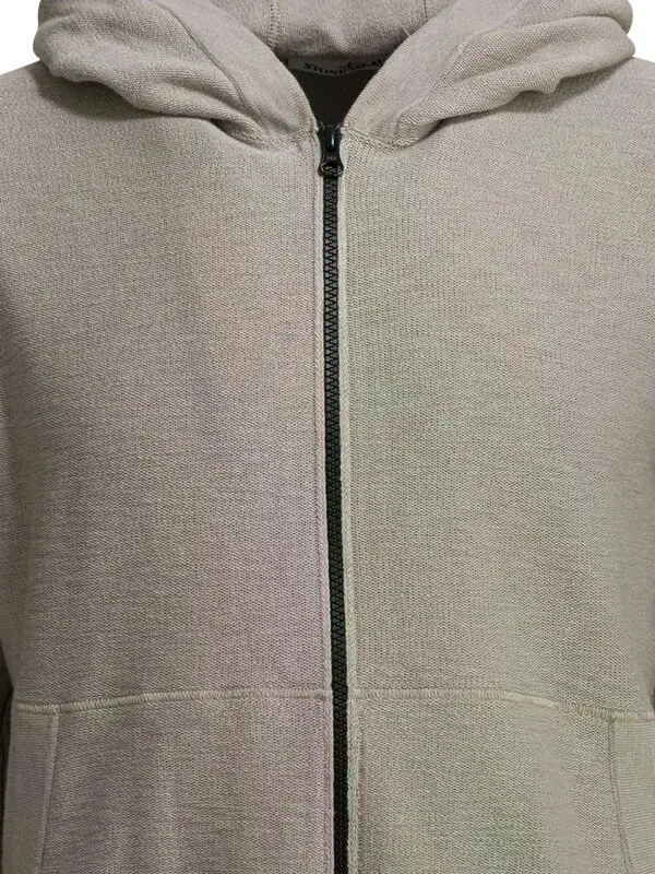 Stone Island Logo-patch Zip-up Hoodie