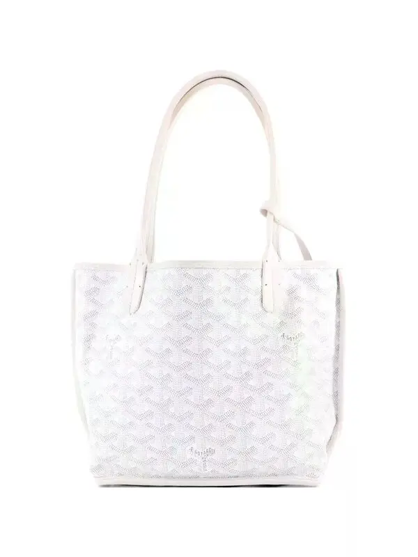 Goyard Anjou Reversible Mini Satchel - White